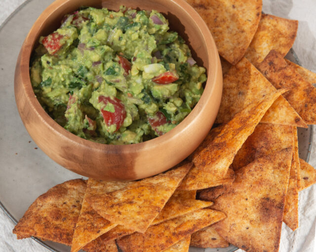 Easy Guac & Chips⁣ - Emily Grace Food