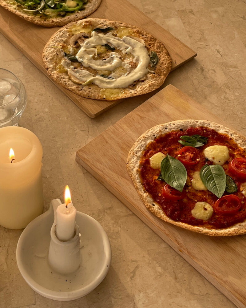 Wrap Pizzas 3 Ways - Emily Grace Food